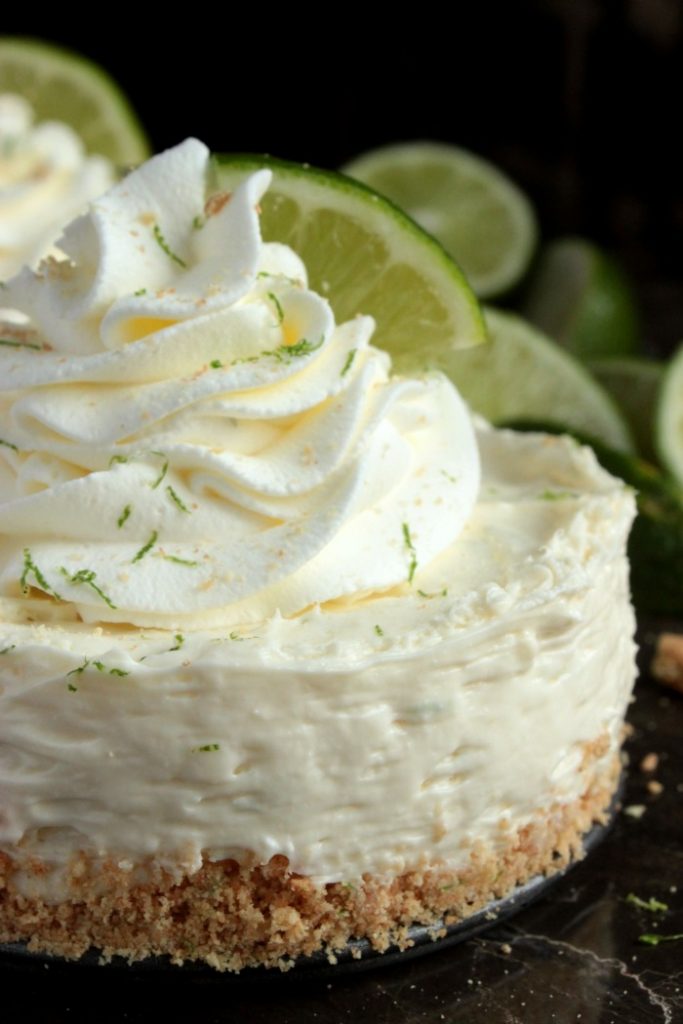 Mini No Bake Key Lime Pie Cheesecakes #12Bloggers - Big Bear's Wife