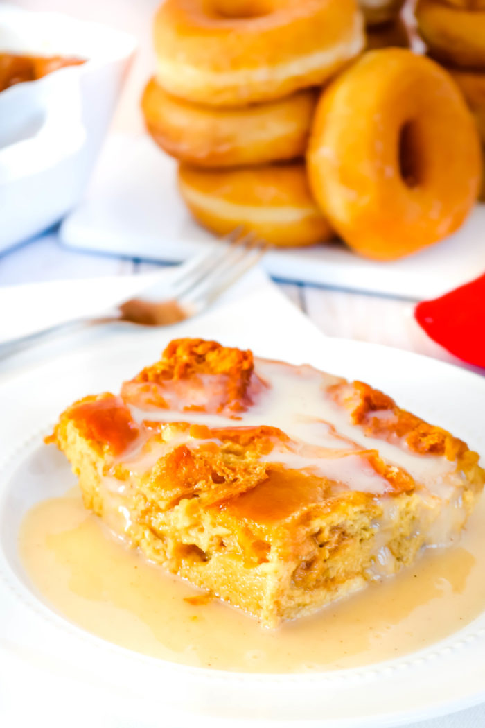 Doughnut Bread Pudding - Big Bear's Wife