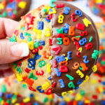 Chocolate Dipped ABC 123 Chocolate Chip Cookies #BacktoSchoolTreats ...