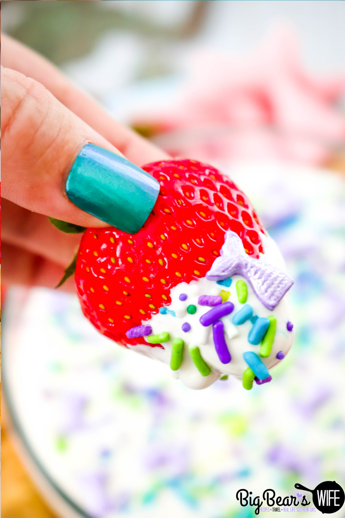 Mermaid Cheesecake Marshmallow Dip - Big Bear's Wife