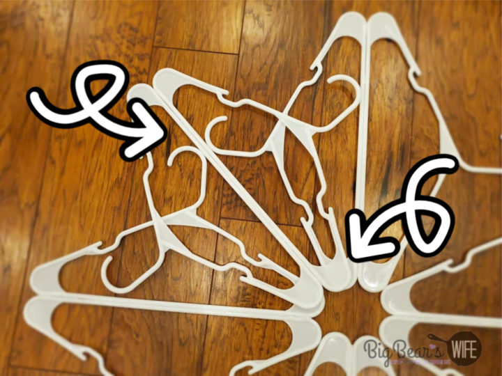 Dollar Tree Plastic Clothes Hanger Snowflake - Big Bear's Wife