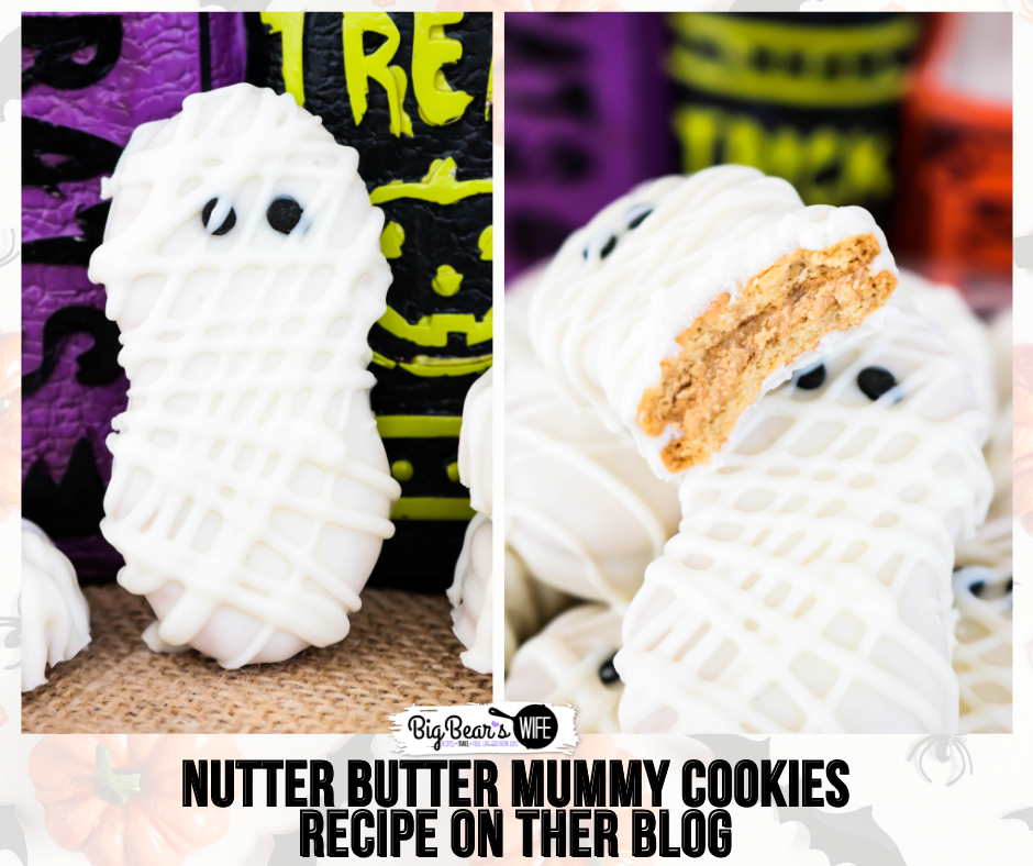 Nutter Butter Mummy Cookies - Big Bear's Wife