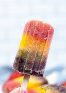 Rainbow Popsicles Recipe - Big Bear's Wife Cocomelon Rainbow Popsicle