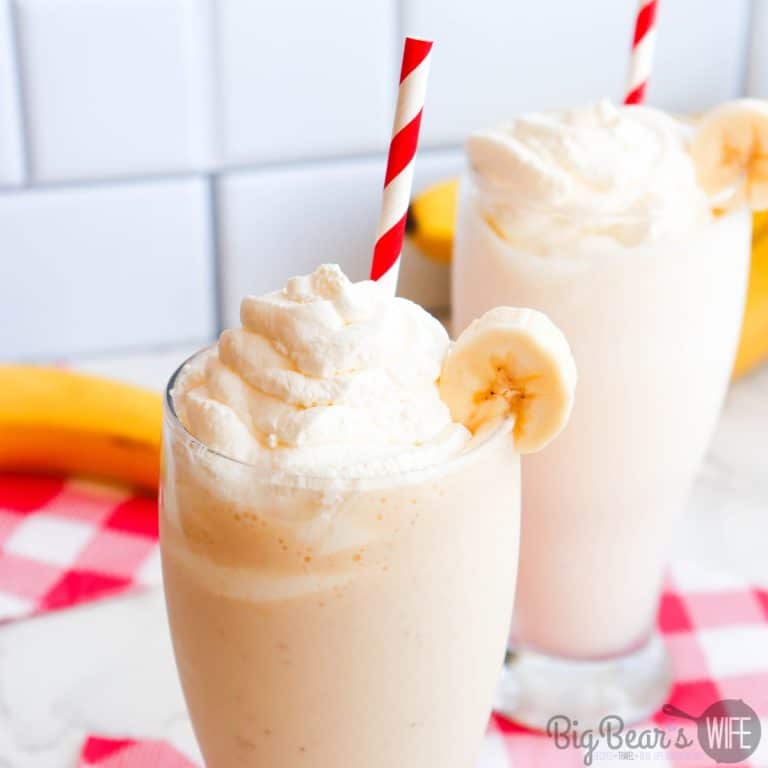 Banana Milkshakes - Big Bear's Wife